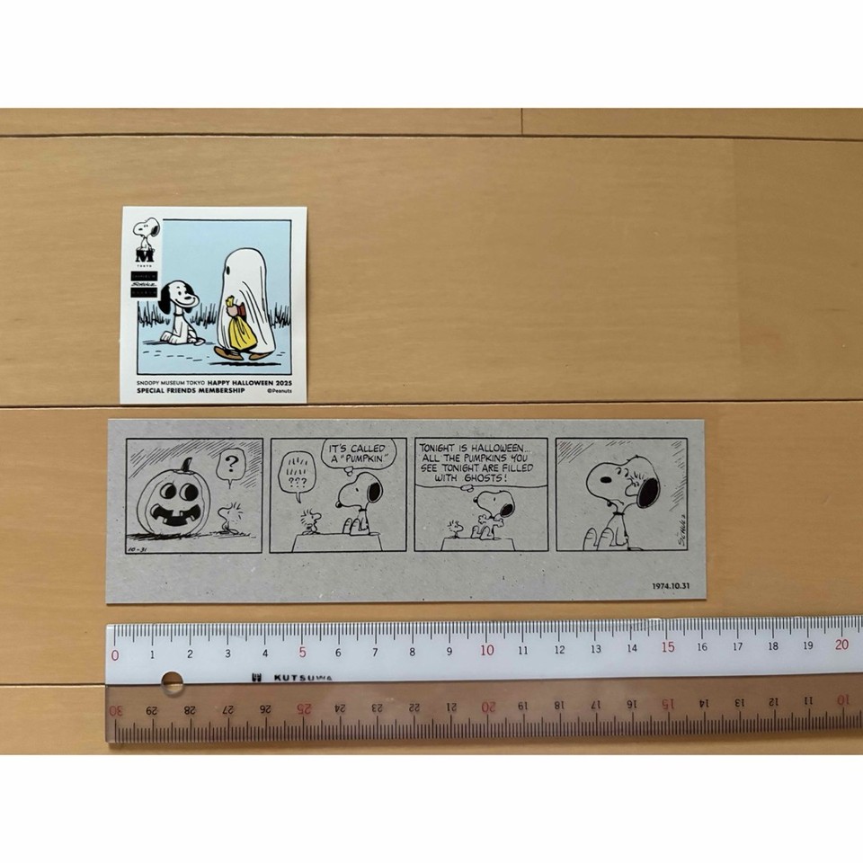 Snoopy Museum Comic Tickets Halloween Special Comic Tickets | eBay ...