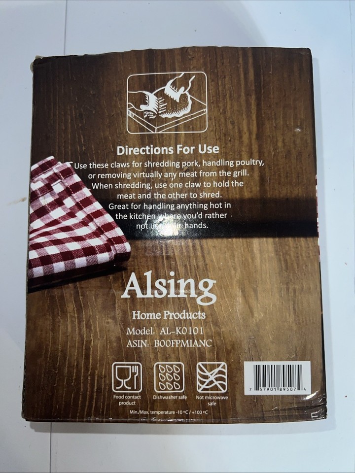 Meat Shredding Claws Balding New in Box Barbecue Claws Pulled Pork | eBay
