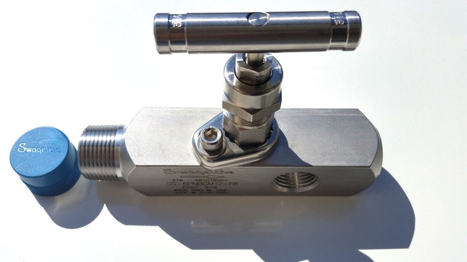 Swagelok SS-6PNBGM12-F8 Stainless Steel Screwed-Bonnet Gauge Needle ...
