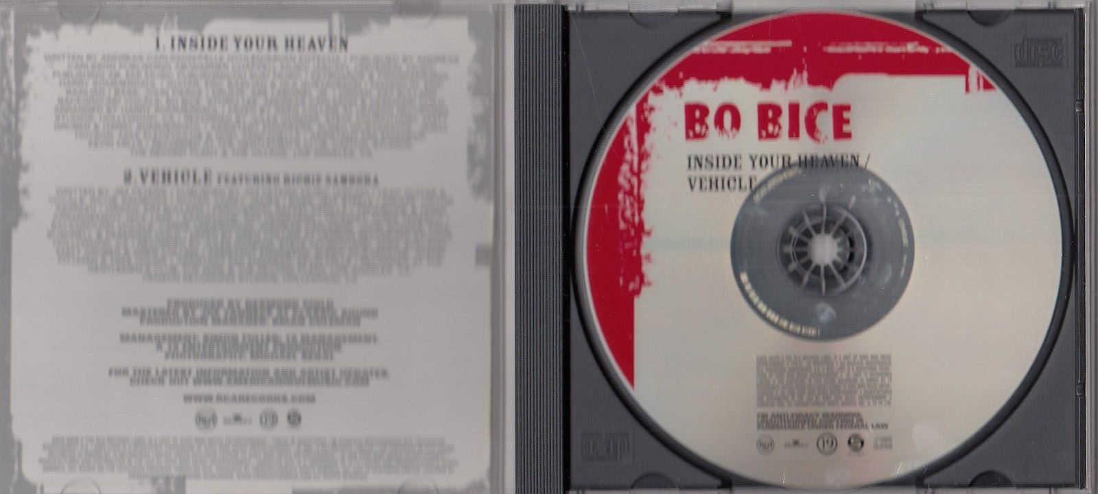 Bo Bice - Inside Your Heaven [Single] (CD, Jun-2005, RCA) 828766949520 ...