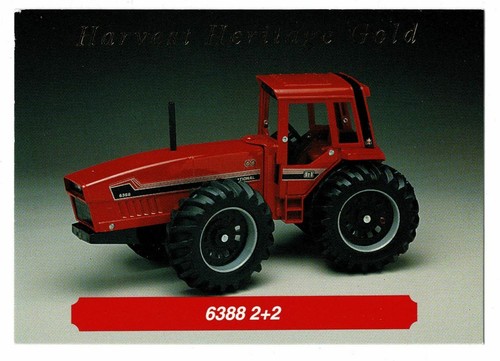 Case IH 6388 2+2 Tractor Ertl Collector Card - Harvest Heritage Gold ...