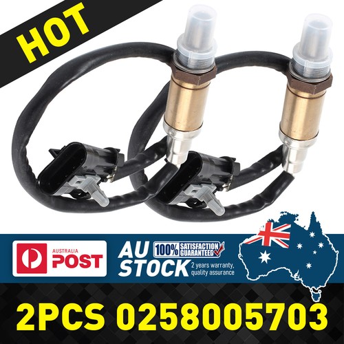 2x OXYGEN SENSORS SUIT FOR HOLDEN VS VT VU VX VY COMMODORE O2 V6 V8 GEN ...