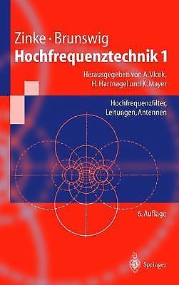 Springer-Lehrbuch Ser.: Hochfrequenztechnik 1 : Hochfrequenzfilter ...