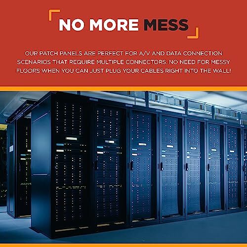 12 Port Cat6 Mini Patch Pane | Built for Rack or Wall Mount Cable ...