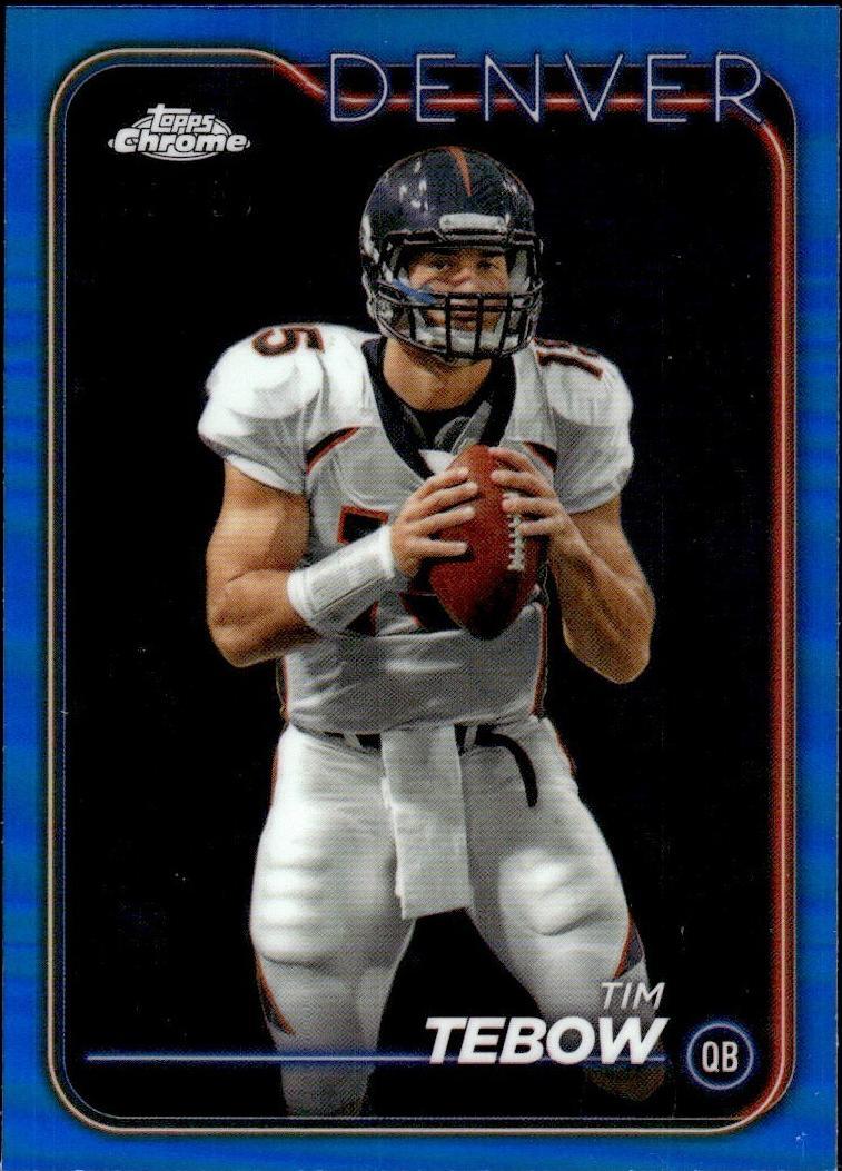 2024 Topps Chrome - Tim Tebow #66 Blue Refractor /150 for sale online ...