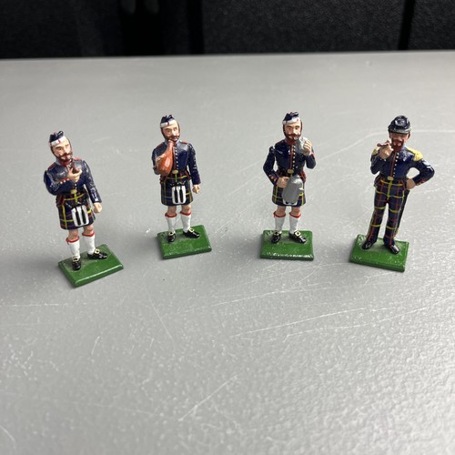 Ron Wall Miniatures Scottish Soldiers Lead Figures 1981 Lot Of 4 | eBay