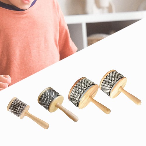 Cabasa Hand Shaker en bois cadeaux de douche de bébé Cabasa Instrument ...