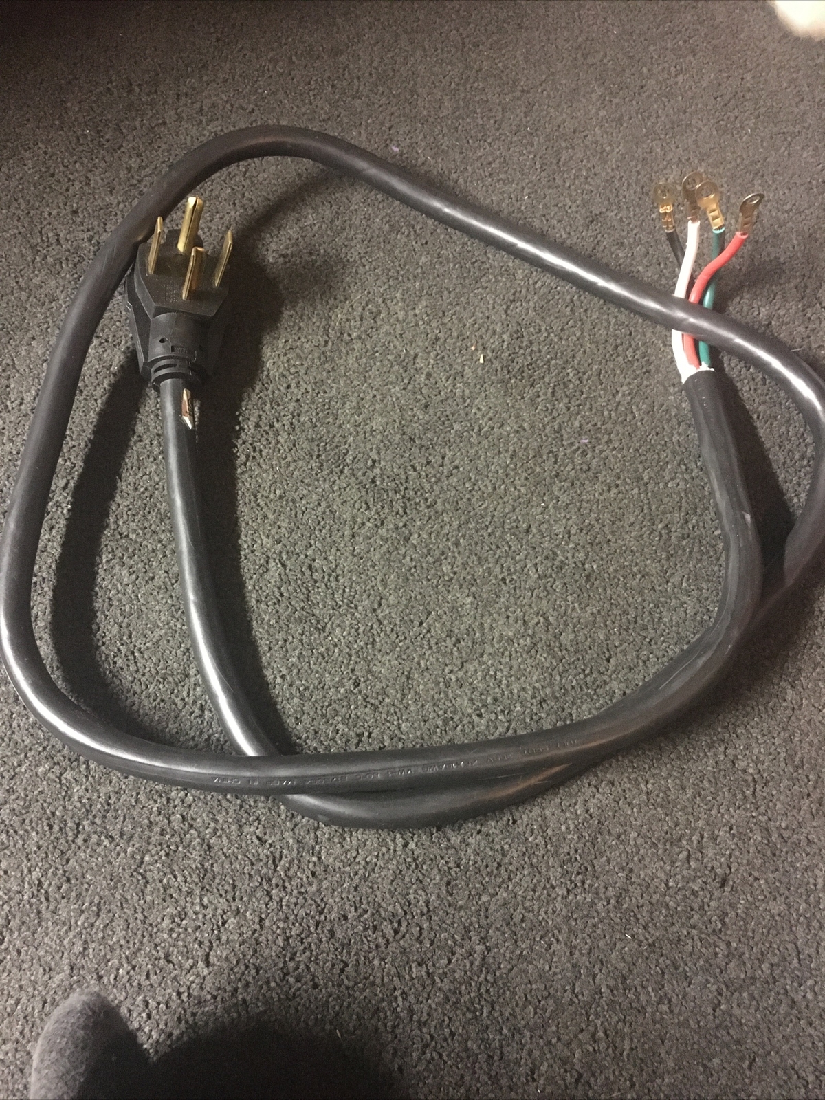 Electric Dryer Cord Plug 4 Wire 4 Prong 4 ft | eBay