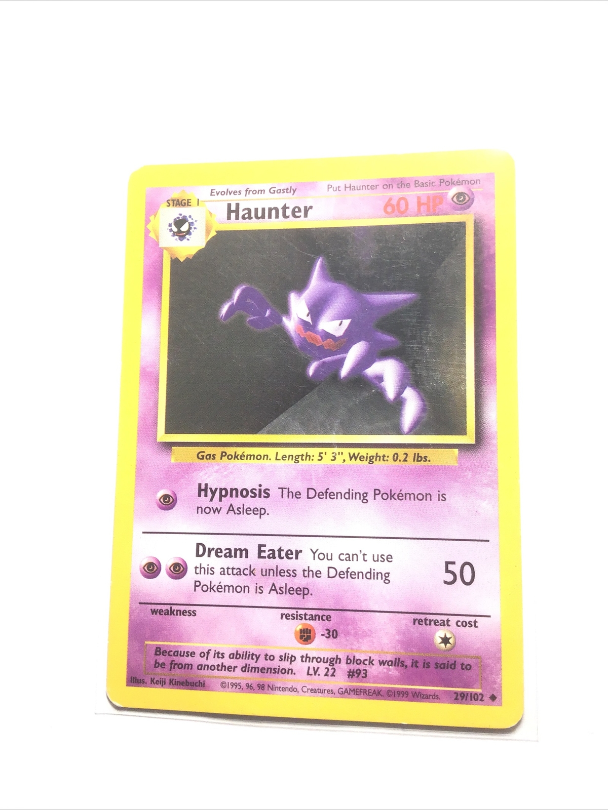 HAUNTER - 29/102 - Base Set - Pokemon Card - PL | eBay
