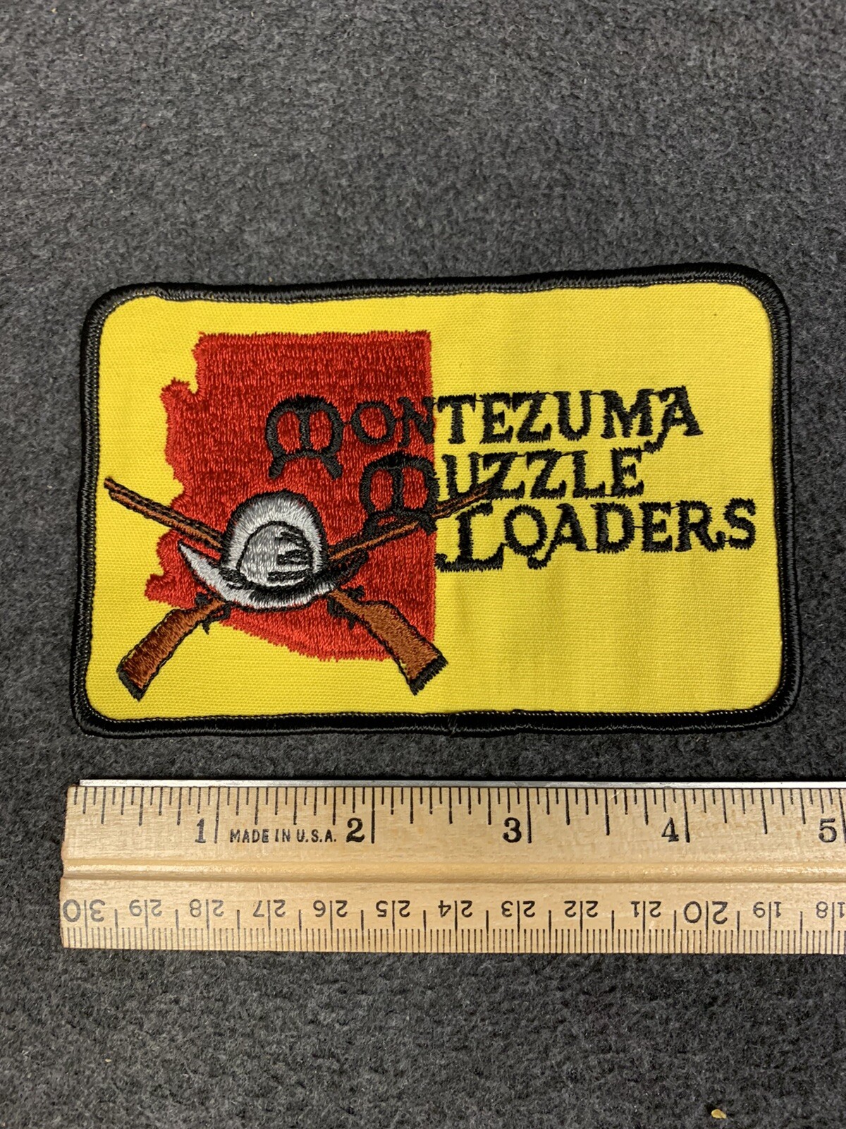Vintage Montezuma Muzzleloaders Club Patch Hunting Rifle NRA New Mexico ...