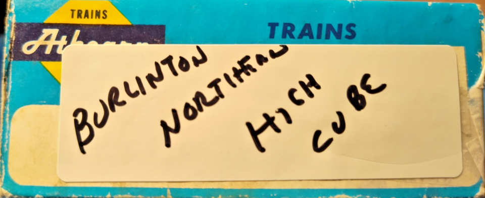 HO scale Athearn Burlington Northern Hi Cube Box Car BN 320158 | eBay