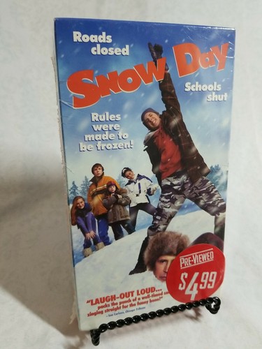 Vintage Blockbuster Store HTF Snow Day Orange VHS Nickelodeon Kids ...