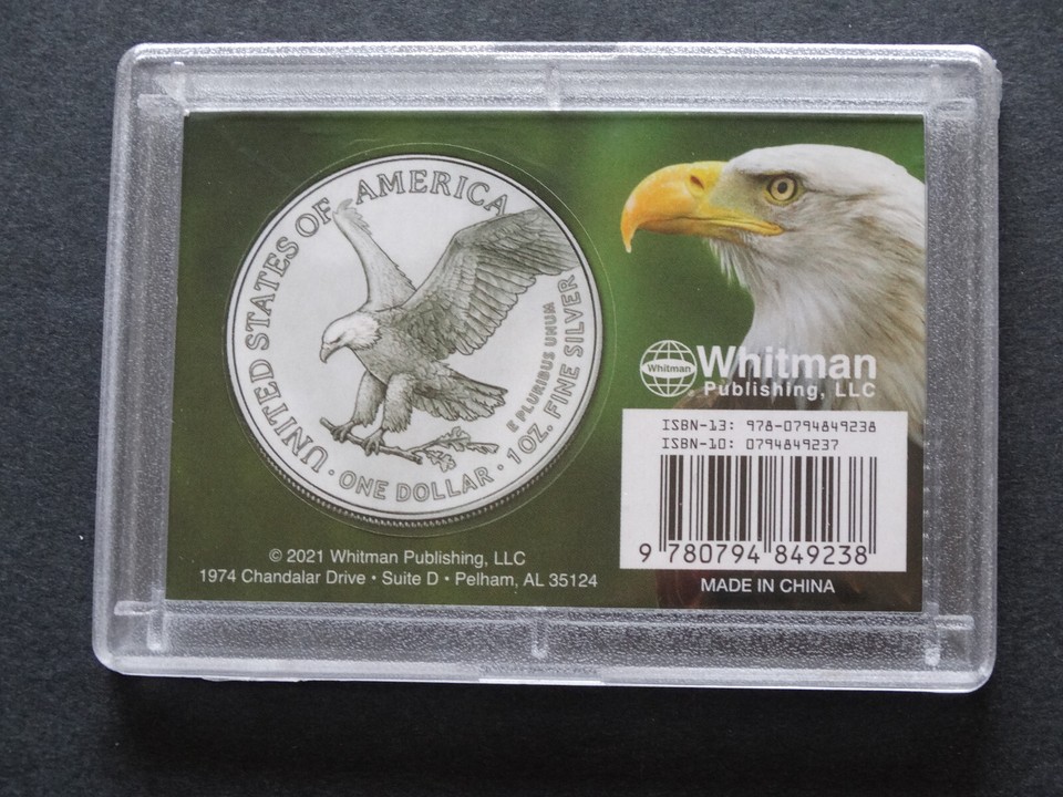Lot of 2 American Silver Eagle Frosty Case Snaplock Coin Holder ...