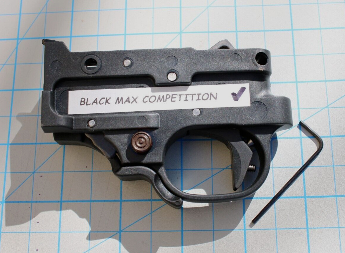 Black Max COMPETITION by Hornet Custom - Ruger 10/22 Trigger Assembly ...
