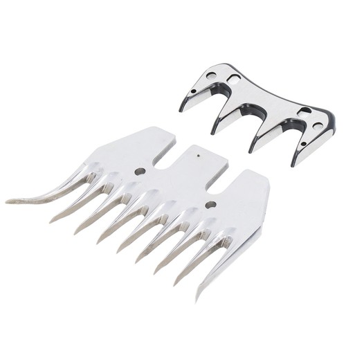 Sheep Shears Curved 9 Tooth Electric Wool Cutter Goats Clipper Scissors ...