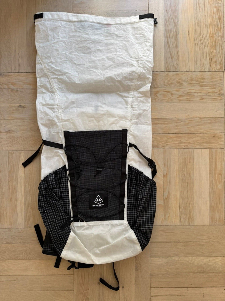 Hyperlite Mountain Gear Elevate 22 Size M Frameless Pack (White) | eBay