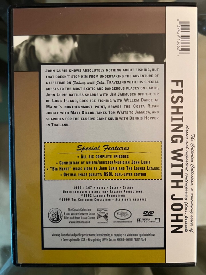 Fishing with John (Criterion Collection) (DVD, 1992) 37429136621 | eBay