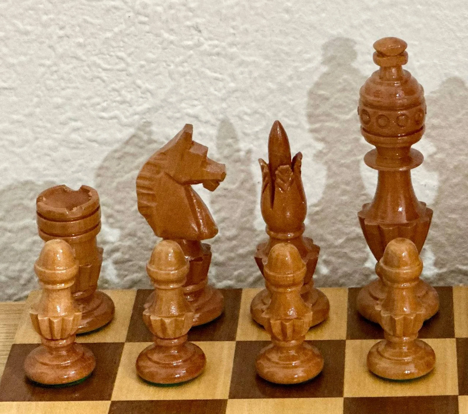 Chess set German chess set Chess vintage Chess box Chess pieces Custom ...