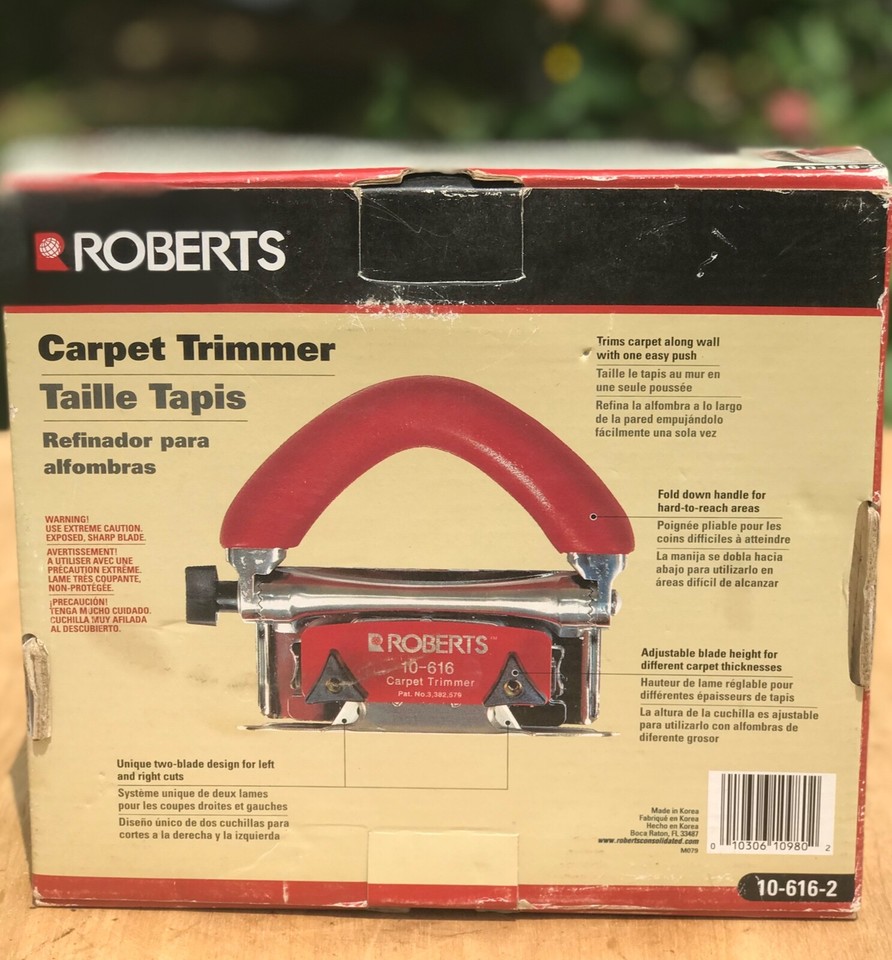 ROBERTS CARPET TRIMMER , MODEL # 10-616 | eBay