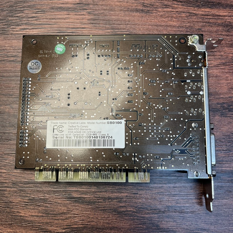 Creative Sound Blaster Live! 5.1 Model SB0100 PCI Sound Card Fully ...