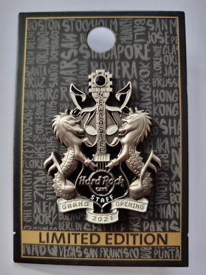 Hard Rock Cafe Newcastle Grand Opening Staff pin Black | eBay