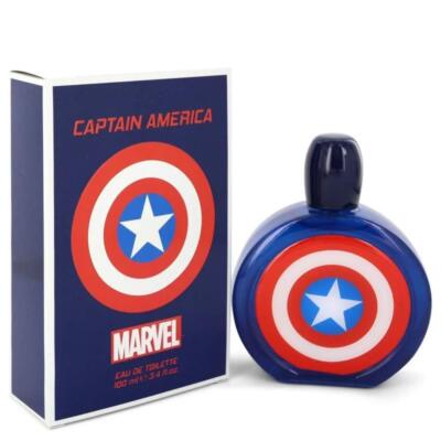 Marvel Captain America 3.4 oz Eau de Toilette Spray for Kids - New In ...