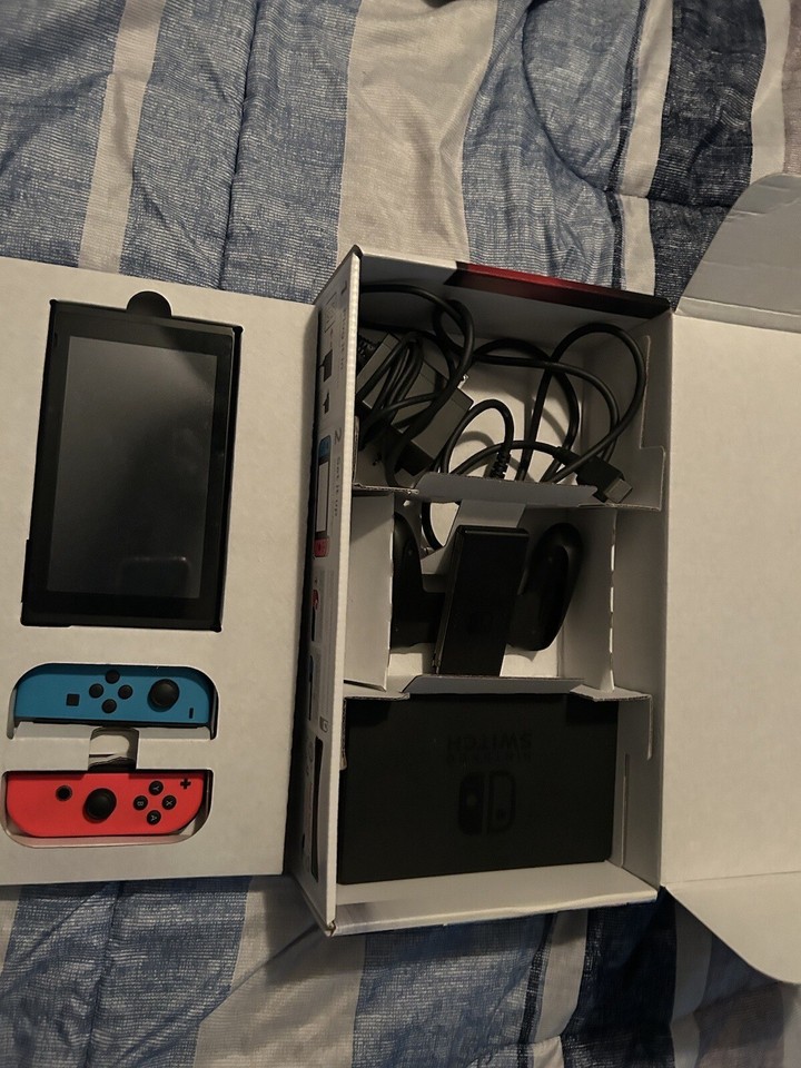 Nintendo Switch 32GB Handheld Console - Neon Red/Neon Blue W ...