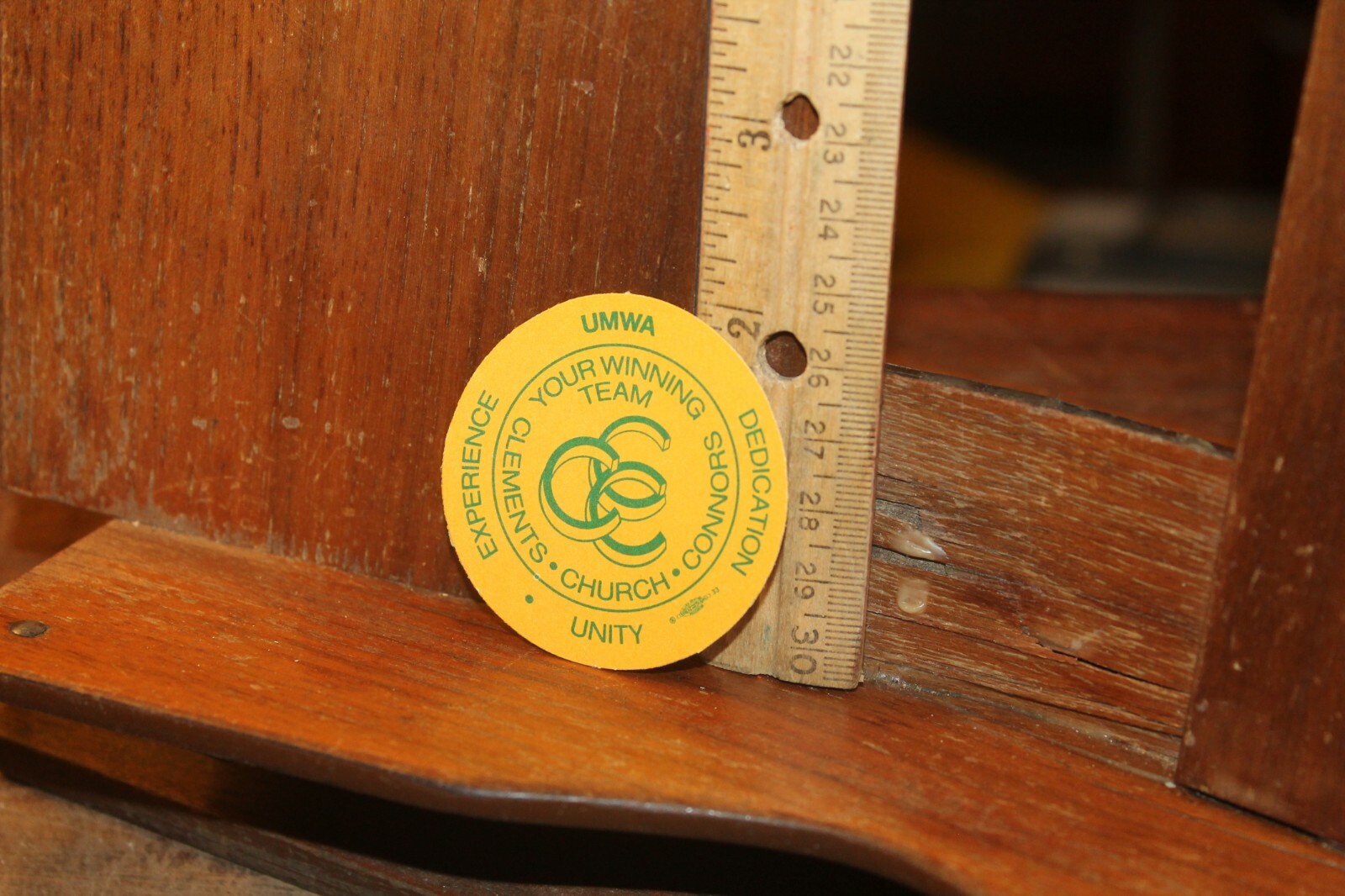 Vintage Coal Mining Decal Sticker UMWA Clements Church Connors | eBay