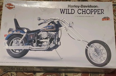 IMEX HARLEY DAVIDSON Wild Chopper Model 470 KIT Motorcycle 1/12 Scale ...