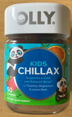 Olly Kids Chillax With Magnesium, L-Theanine & Lemon Balm 50 Gummies ...