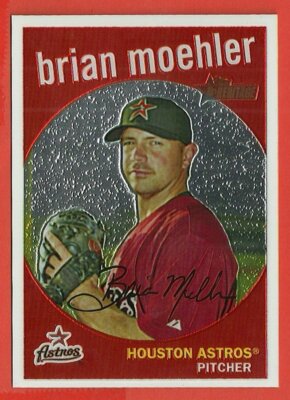 BRIAN MOEHLER - 2008 Topps Heritage Chrome #C296 - Houston Astros /1959 ...