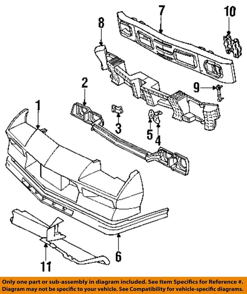 1984-1992 CAMARO LOWER RADIATOR AIR DEFLECTOR LOWER AIR DAM NEW GM ...