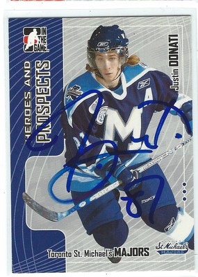 Justin Donati Signed 2005/06 Heroes and Prospects Card #402 | eBay