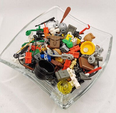 Lego® Figurenzubehör 50x für Mini-Figs Waffen Werkzeuge City ...