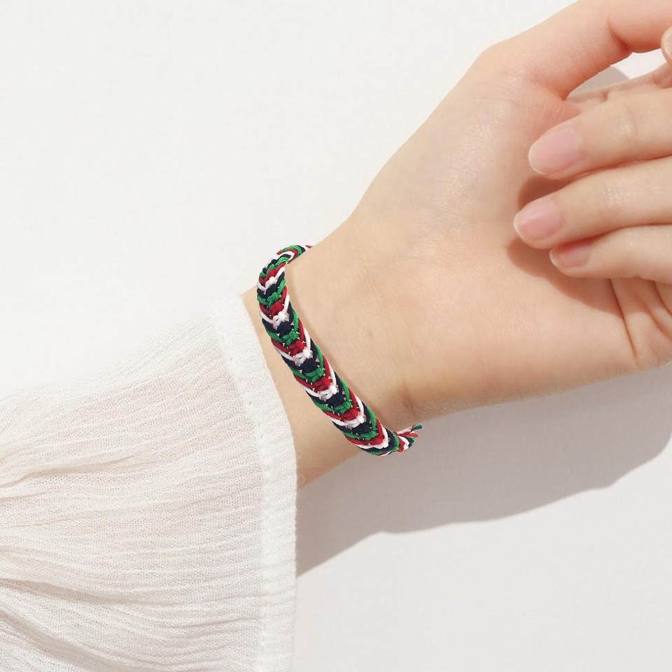 Palestine Bracelet Uae Bracelet Country Handmade Friendship Bracelet ...