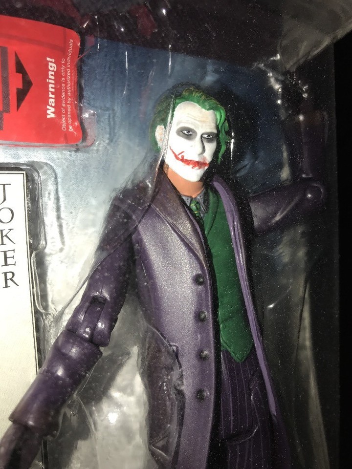 Mattel DC Batman The Dark Knight THE JOKER -Crime Scene Evidence Heath ...