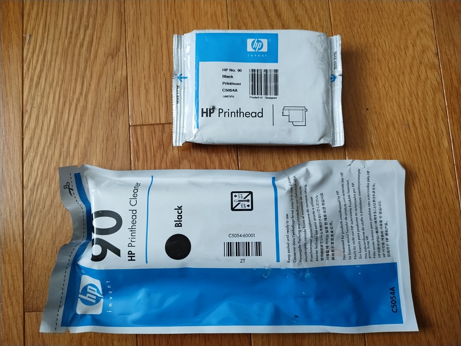 2016 GENUINE HP #90 BLACK PRINTHEAD & CLEANER DESIGNJET 4000 4500 ...
