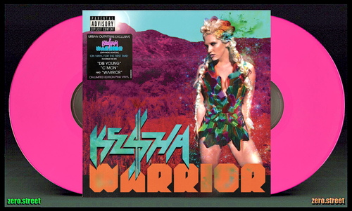 KE$HA Warrior 2LP on PINK VINYL New SEALED Die Young KESHA (with bonus ...
