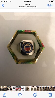 New Men’s Heavy Solid Stainless Steel “ U.S. Secret Service” Ring | eBay