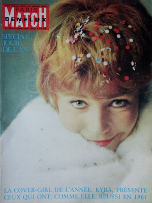 Paris Match n° 665 cover-girl Kyra - mur Berlin - Fouji-Yama - Sean ...