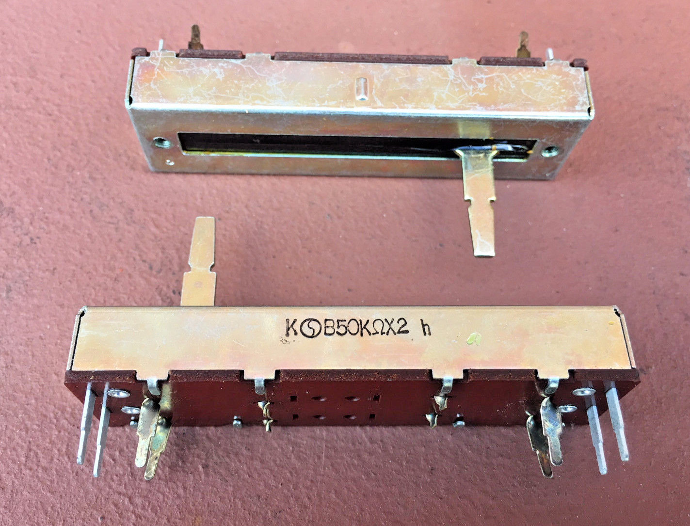 4 pcs Noble 50KΩ x2 Slider Pot HiFi Amp 50K Ohm Potentiometer NOS | eBay