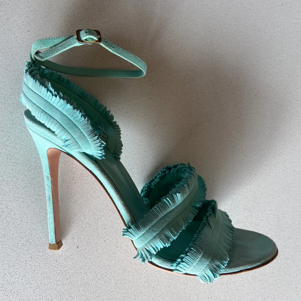 Aqua Blue Stiletto Heels