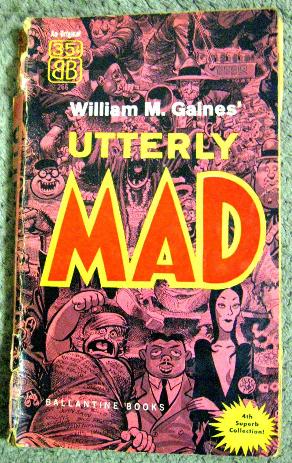 UTTERLY MAD by William M Gaines Book 4 Ballantine Books PB Mar 1958 4th ...