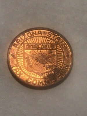Arizona State Tax Commission Token 1 Correct Payment #115tm | eBay