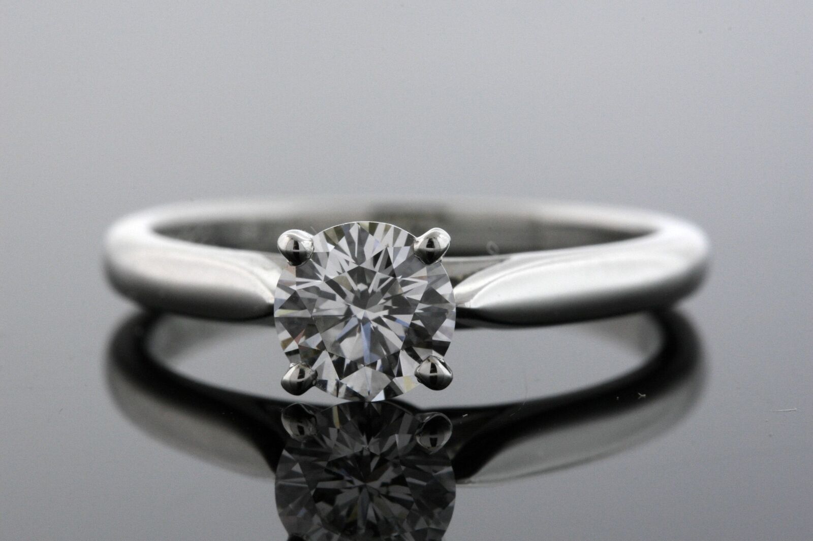 Cartier Diamond Engagement Ring Solitaire .48ct GIA R… - Gem