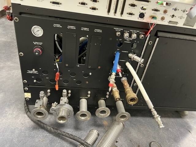 AMAT P5000 with 8 inch CVD Chamber and DXZ Chamber, VME rack, 8 inch ...