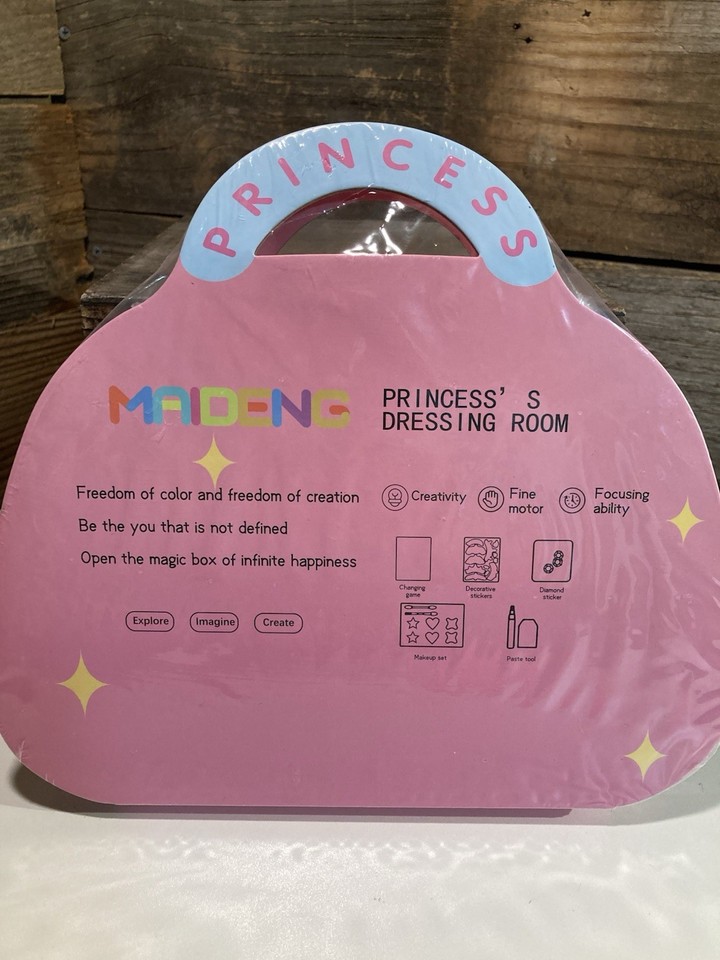 Anime Kids Makeup Kit, Princess Dress Up, Diamond Stickers | eBay