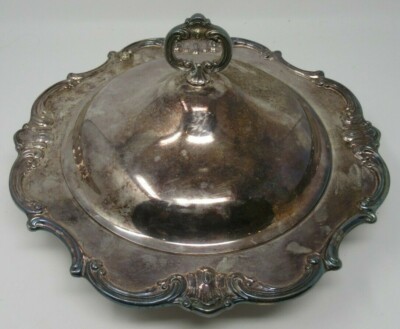 1.5 Qt Round Covered Casserole Strasbourg Silverplate Hollowware Gorham ...