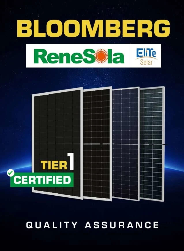 Renesola 6-Pack Solar Panels 550Watt Bi-Facial Glass Monocrystalline 26 ...