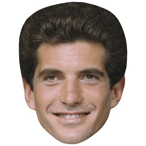 John F. Kennedy Jr. (Smile) Celebrity Mask, Flat Card Face | eBay